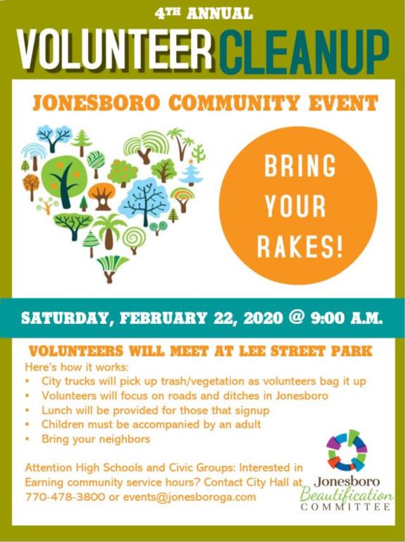 Jonesboro, GA - 4th Annual Community Cleanup Day